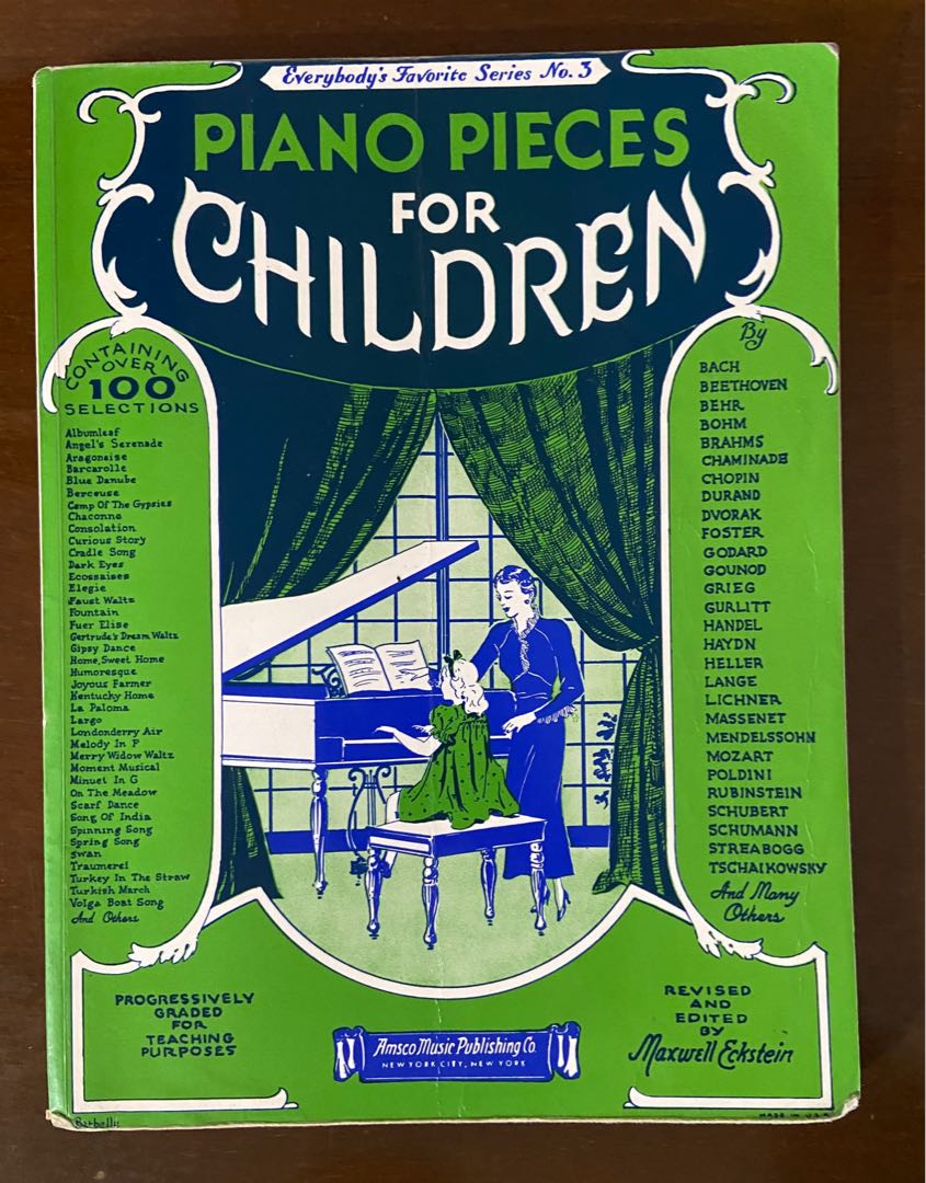 Piano Pieces For Children Carousell piano-pieces-for-children-carousell