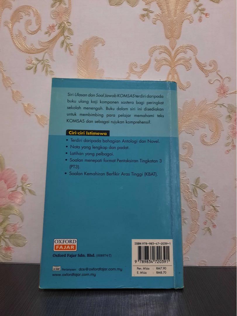Antologi Bintang Hati & Novel TKC Tingkatan 3, Hobbies & Toys, Books ...