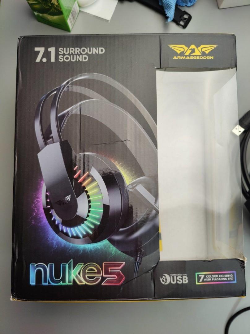Armaggeddon Nuke 5 Headphone, Audio, Headphones & Headsets on Carousell