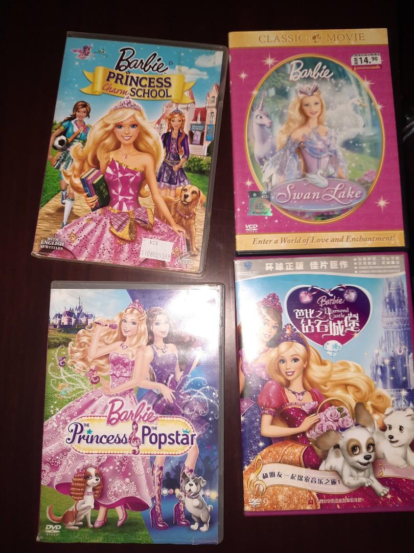 Assorted Barbie Cds for children tinkerbell mulan minions sofia the ...