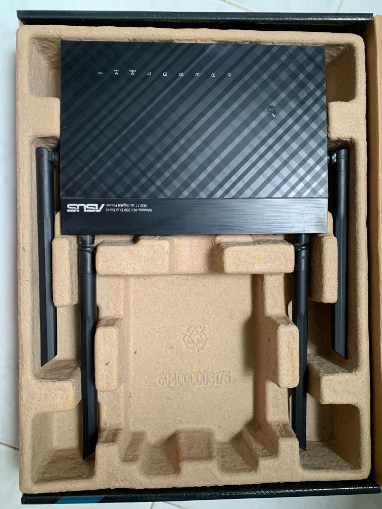 ASUS dual-band router & Huawei optical network terminal, Computers ...