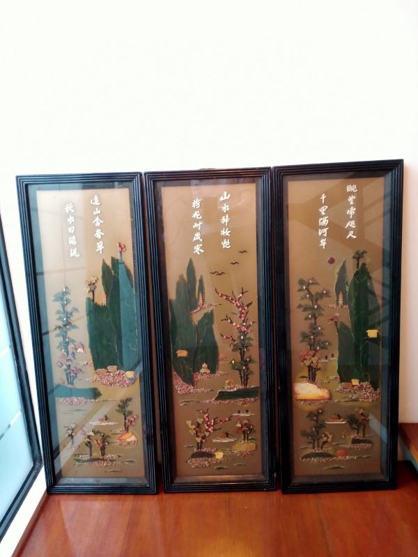 Authentic Chinese Jade wall frame, Furniture & Home Living, Home Decor ...