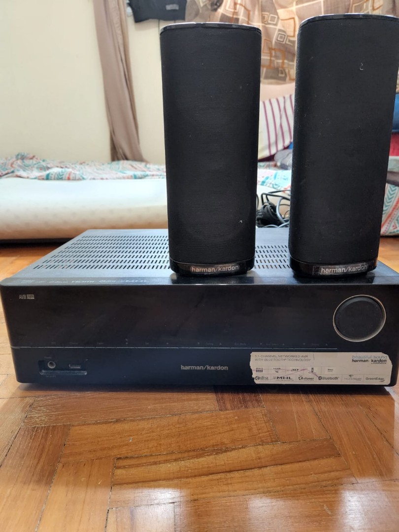 AVR 161 Stereo System for sale with 4 speakers., Audio, Soundbars ...
