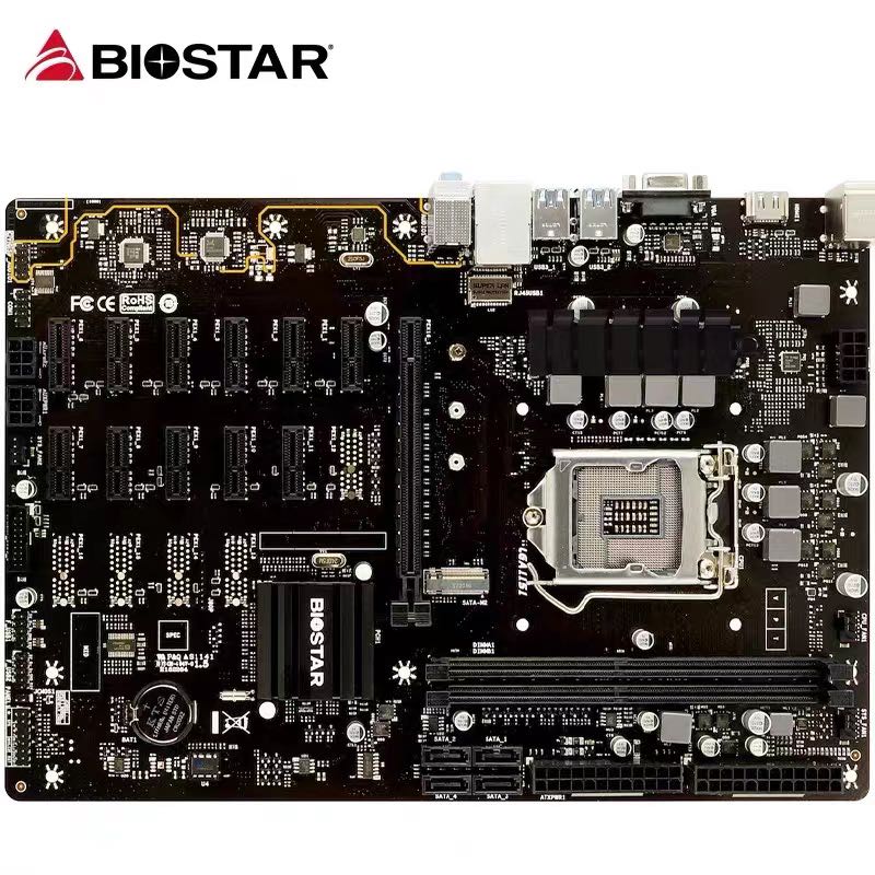 Biostar TB360-BTC Intel Pro Mining Motherboard, Computers & Tech, Parts ...