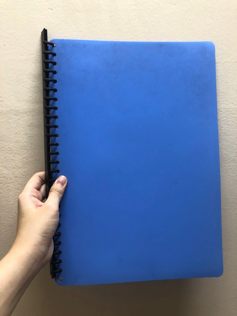 Blue Long Bond Clear Book File Folder, Hobbies & Toys, Stationary ...
