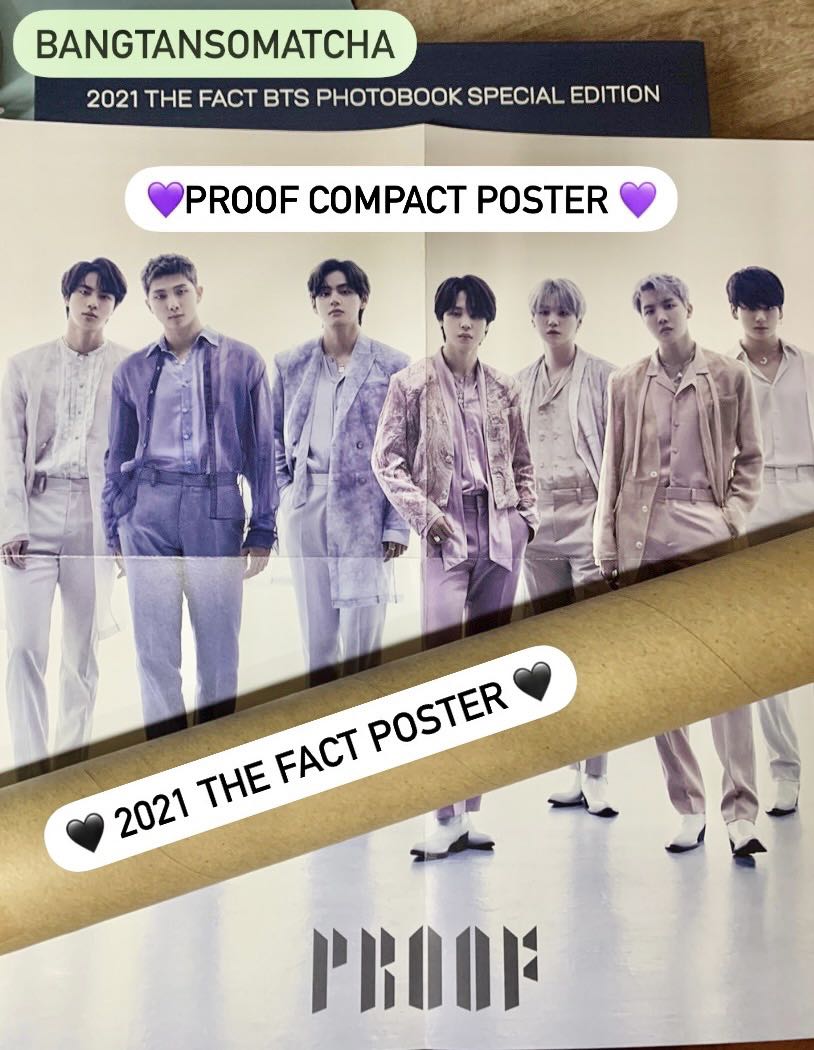 BTS Assorted Posters (proof & 2021 the fact), Hobbies & Toys ...