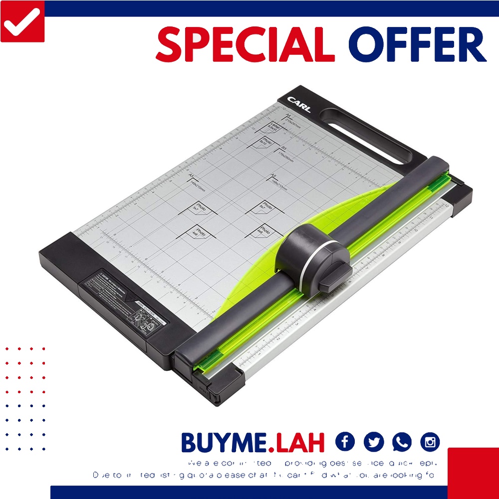 CARL RT-200N Professional Rotary Trimmer, 12-Inch, Black And Silver ...