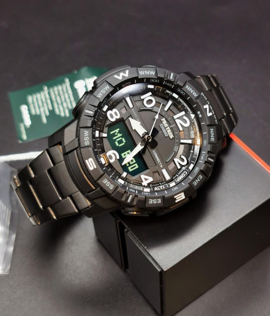 CASIO PROTREK, 男裝, 手錶及配件, 手錶 - Carousell
