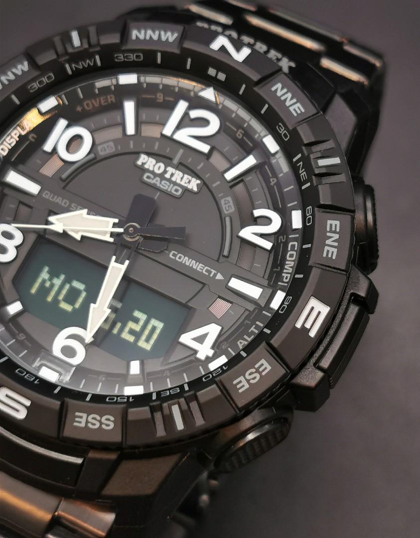 CASIO PROTREK, 男裝, 手錶及配件, 手錶 - Carousell