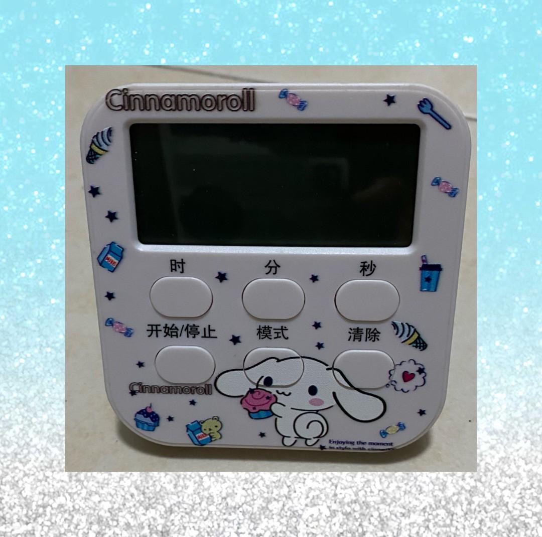Cinnamoroll Magnetic Digital Timer with Clock, Everything Else on Carousell