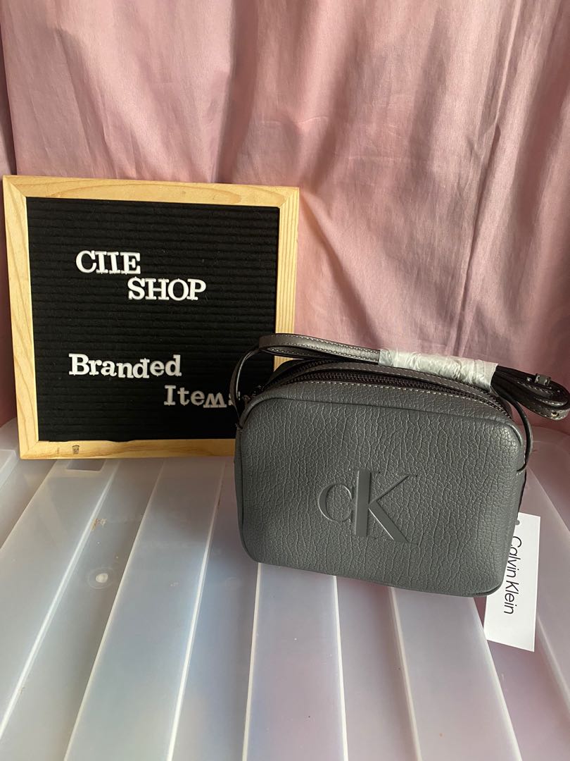 CK Double Zip Sling Bag, Women's Fashion, Bags & Wallets, Cross-body ...