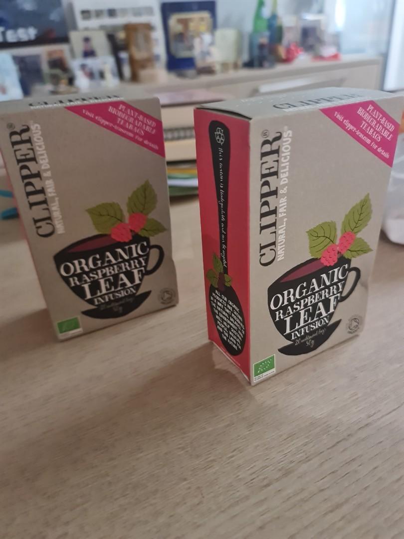 Clipper Organic Raspberry Tea Leaf, Food & Drinks, Beverages on Carousell