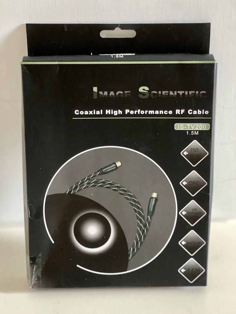Coaxial High Performance RF Cable, 家庭電器, 電視 & 其他娛樂, 電視組件及配件 - Carousell