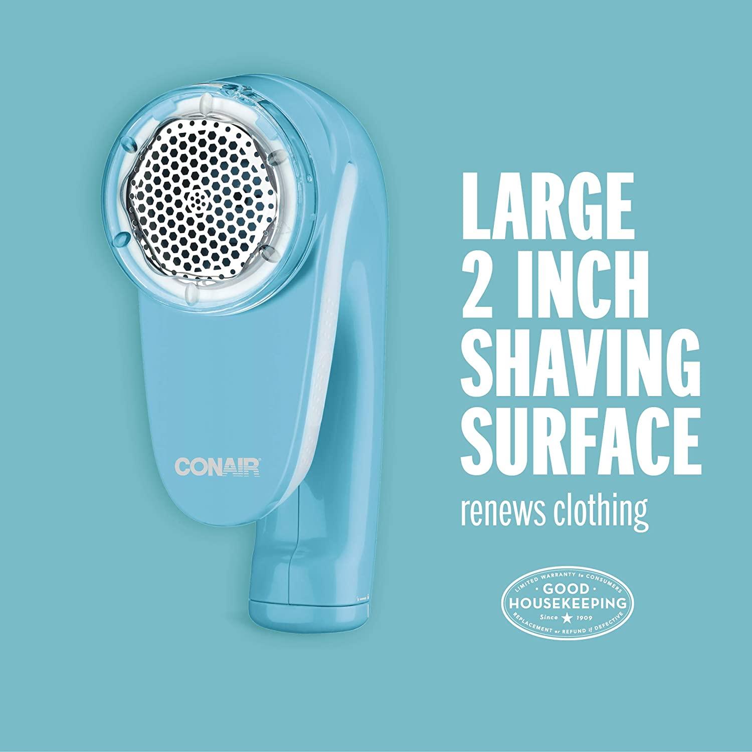 Conair CLS1B Fabric Defuzzer - Shaver; Battery Operated; Blue, Hobbies ...