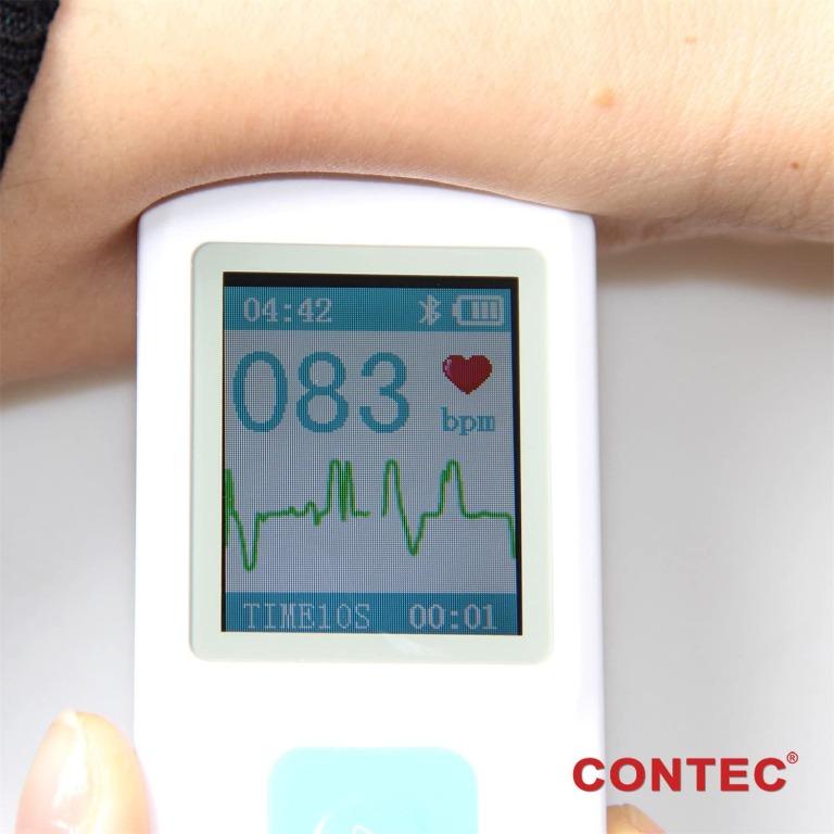 CONTEC Portable ECG/EKG Monitor PC Software Electrocardiogram Bluetooth ...