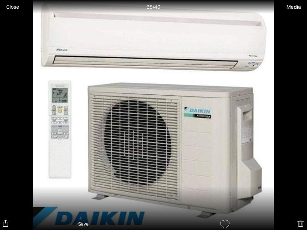 DAIKIN 1.0 HP INVERTER SPLIT TYPE, TV & Home Appliances, Air ...