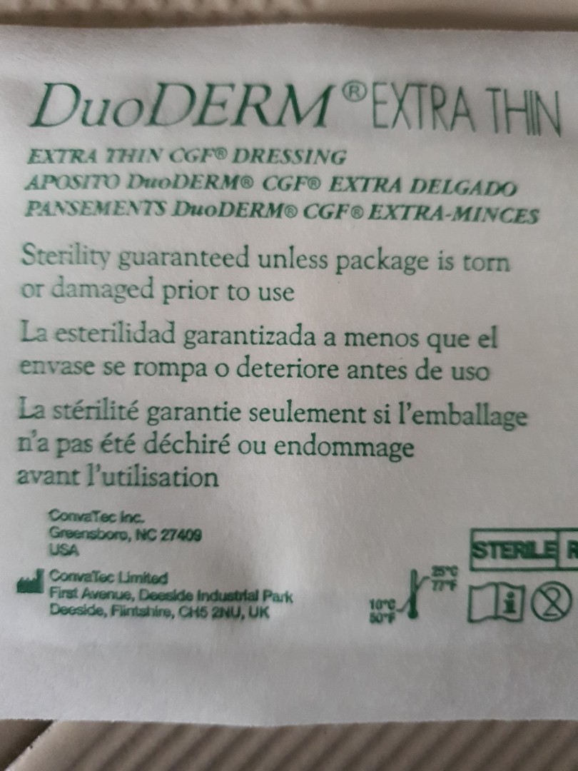 Duoderm xtra thin dressing 10 x 5cm / 5 packs, Health & Nutrition ...