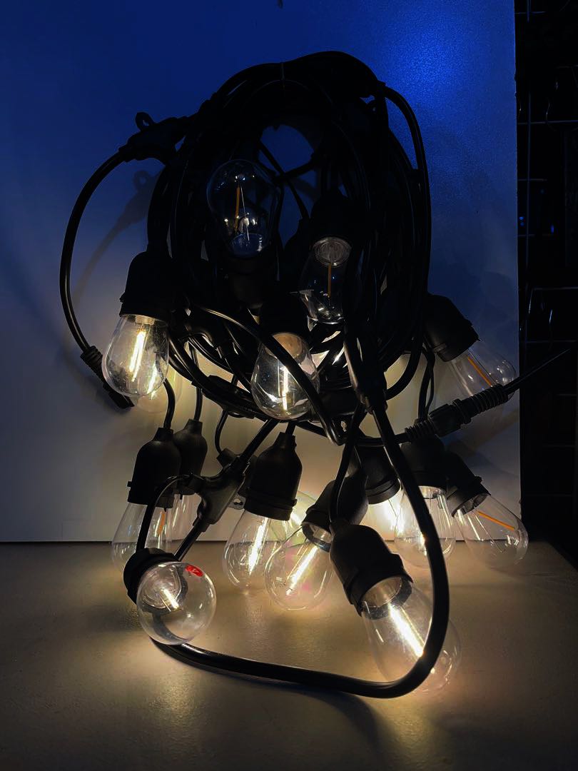 Edison Light Filament Bulb Retro Antique String With FREE Extra Bulb ...