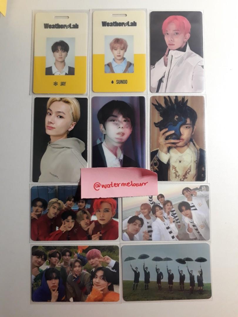 ENHYPEN OFFICIAL PHOTOCARDS SET ( JAY SANDO, JAY BALLOON, SUNOO BERET ...