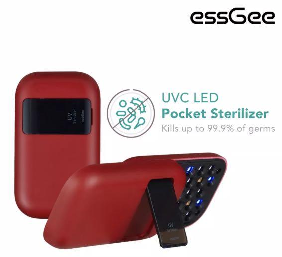 Essgee UV LED Portable compact sterilizer, Health & Nutrition, Medical ...