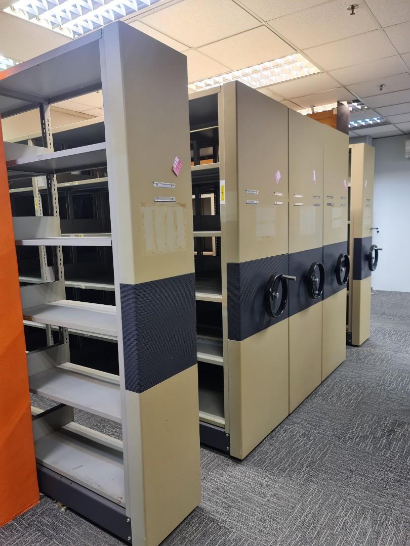 Filing Compactus, Mobile Filing Storage System (NEGOTIABLE), Furniture ...