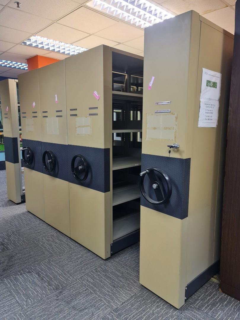 Filing Compactus, Mobile Filing Storage System (NEGOTIABLE), Furniture ...