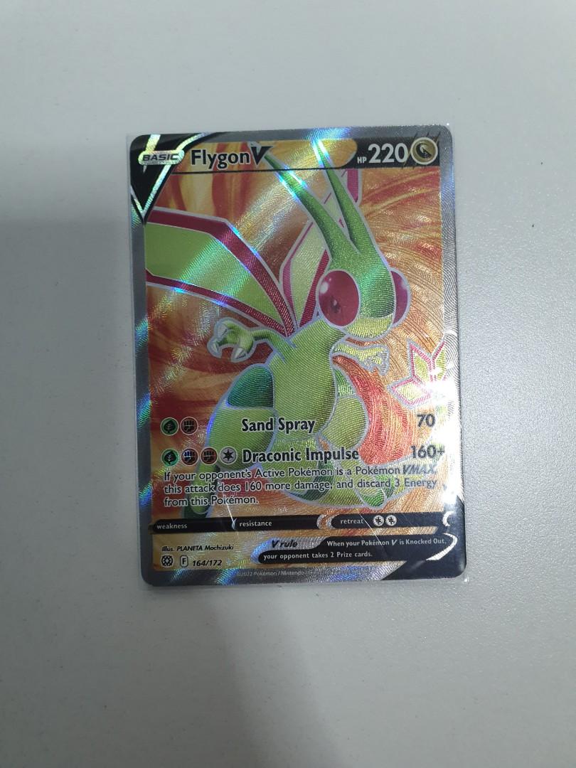 Flygon V full art, Hobbies & Toys, Toys & Games on Carousell