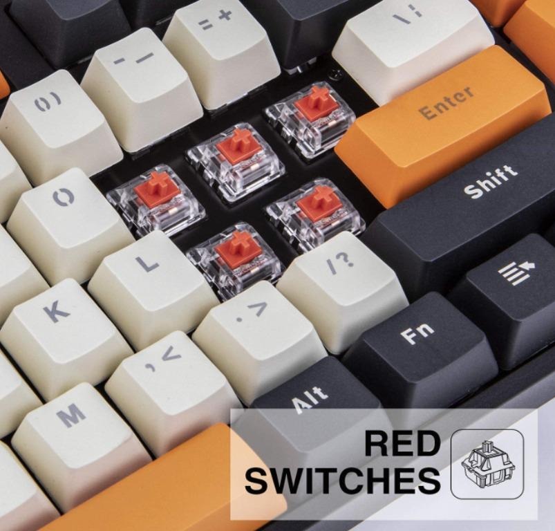 (FREE DELIVERY + WARRANTY)Havit Mechanical Keyboard Wired Compact PC ...