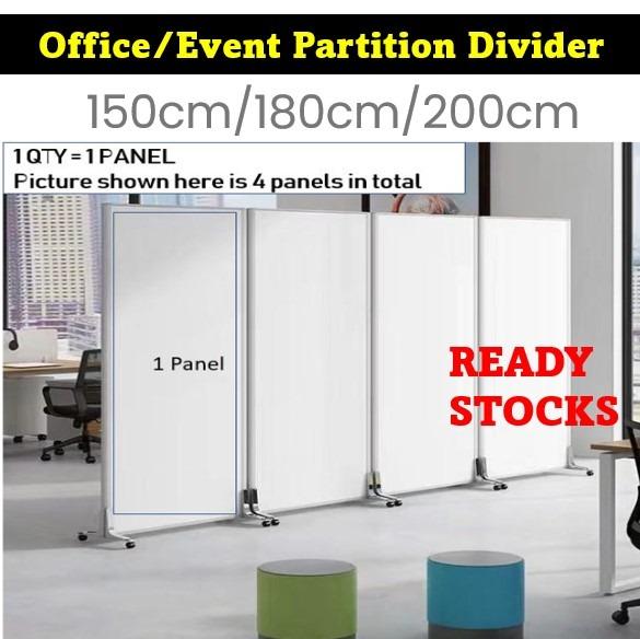 [FREE DELIVERY] Large Office/Event Partition Divider Panels, Furniture ...