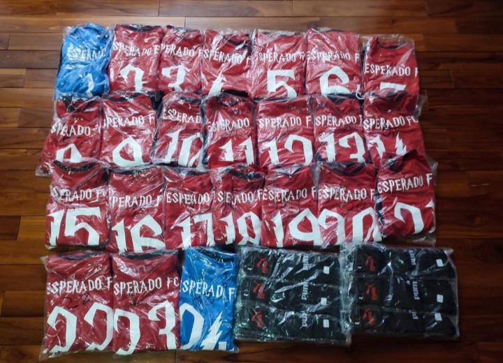 Futsal team +name and number +logo, Men's Fashion, Activewear on Carousell