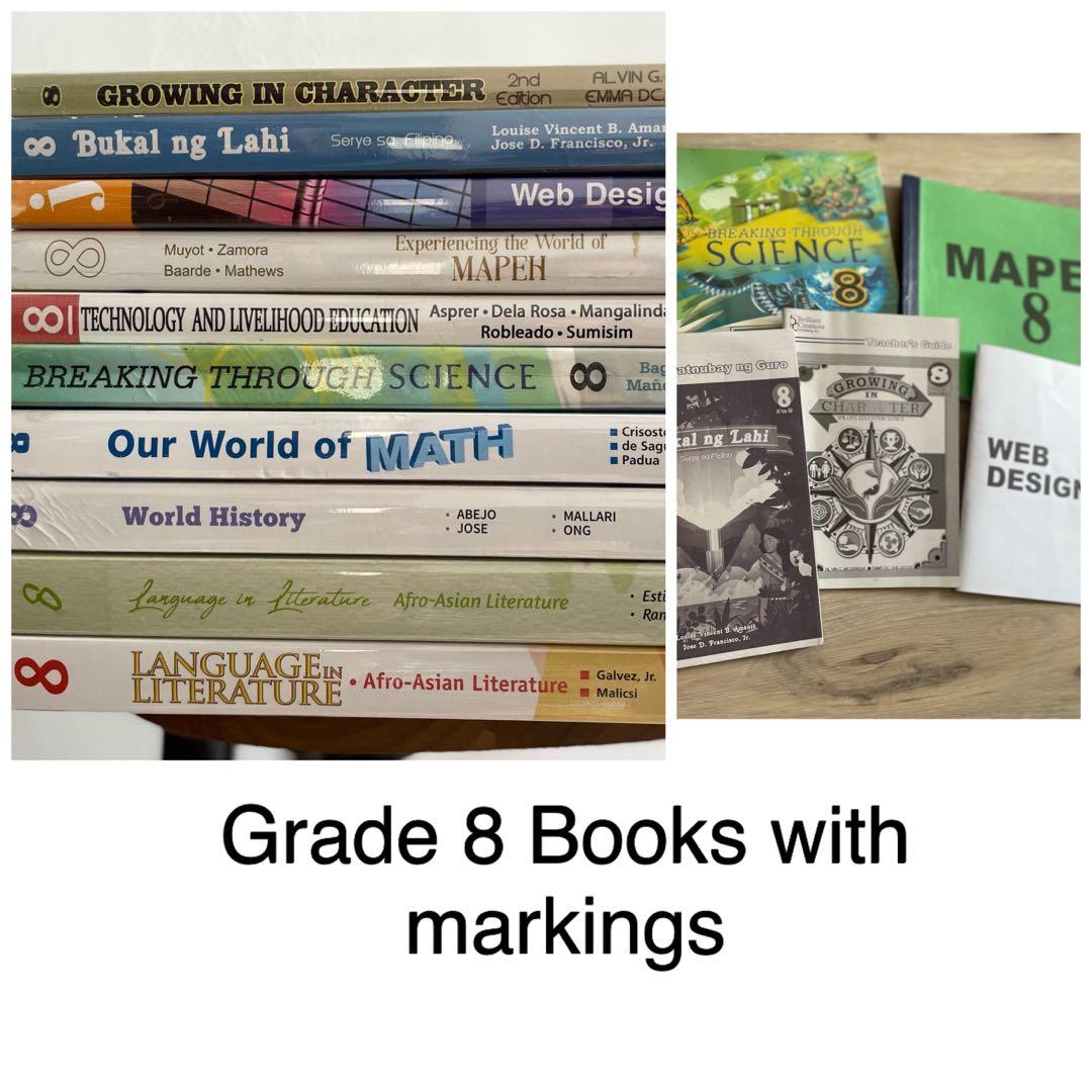 Grade 8 books with TG, Hobbies & Toys, Books & Magazines, Textbooks on ...