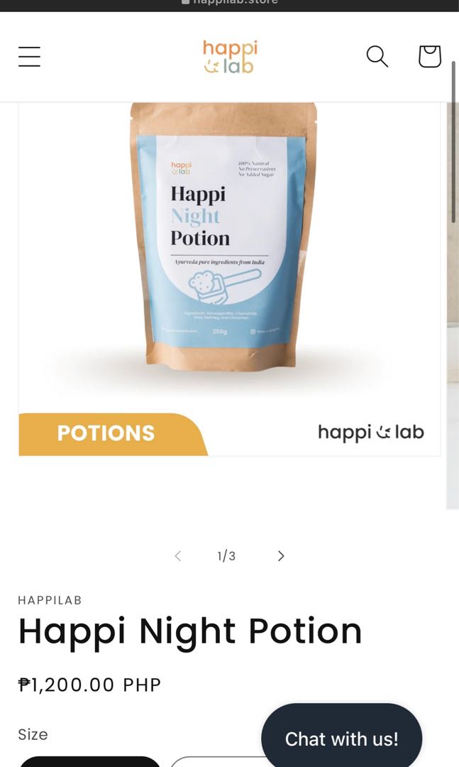 Happi lab Potions set (morning, night and immunity), Health & Nutrition ...