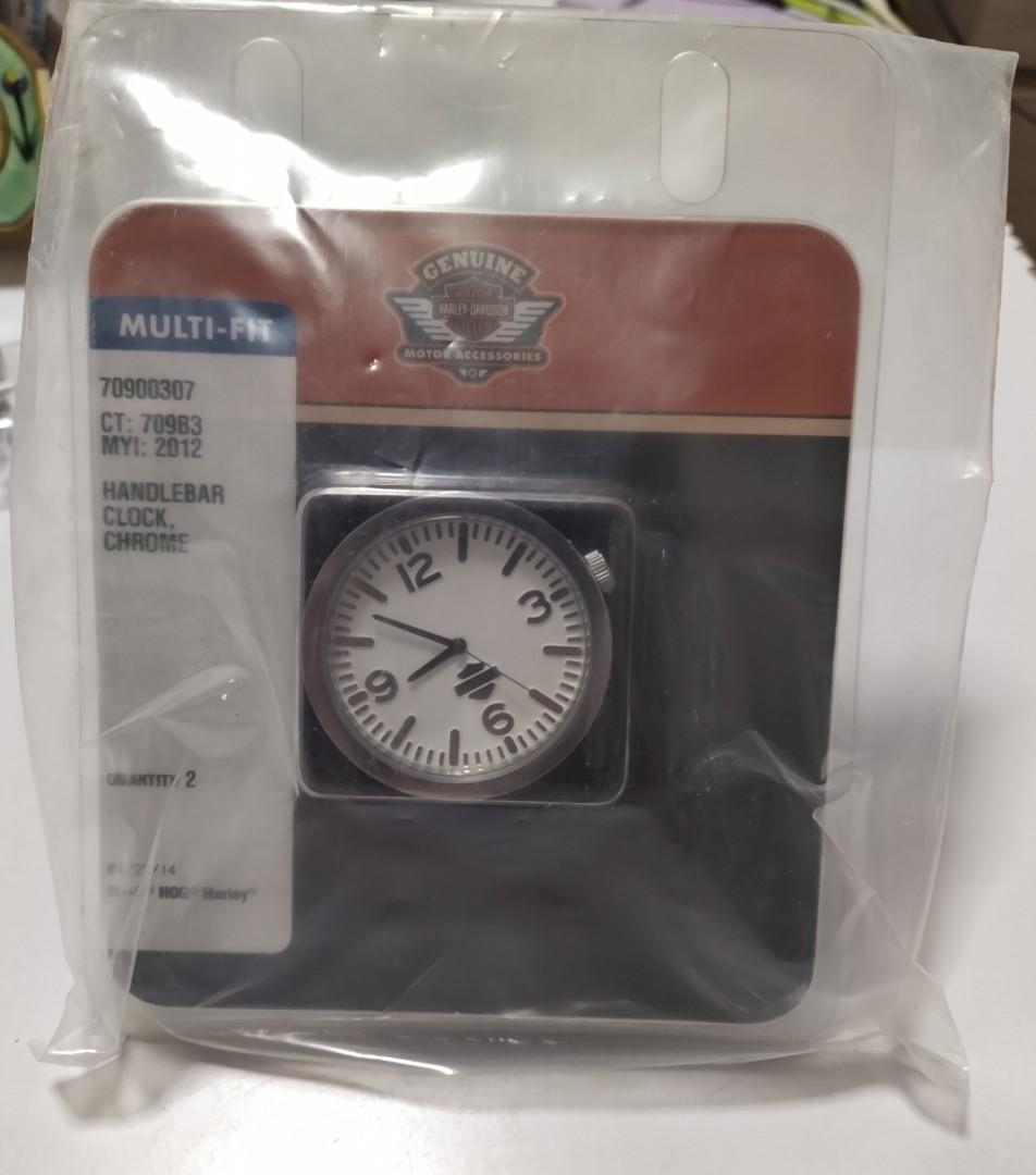 HARLEY - DAVIDSON MULTI - FIT HANDLEBAR CLOCK, 電單車買賣 - Carousell