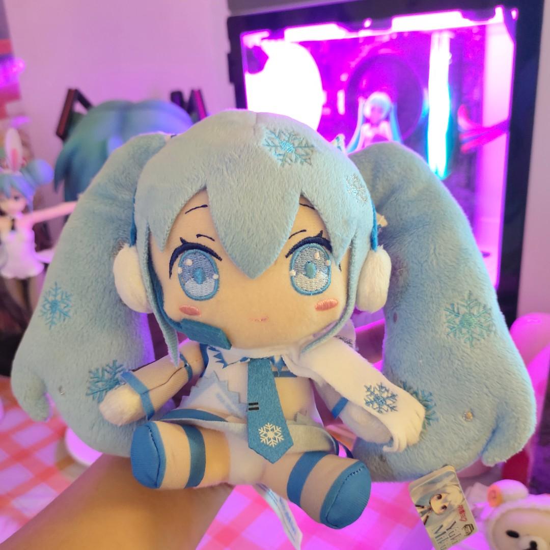 Hatsune Miku Snow Miku Plush, Hobbies & Toys, Toys & Games on Carousell