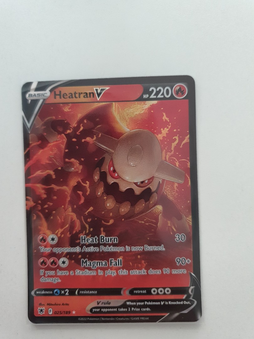 Heatran V, Hobbies & Toys, Toys & Games on Carousell