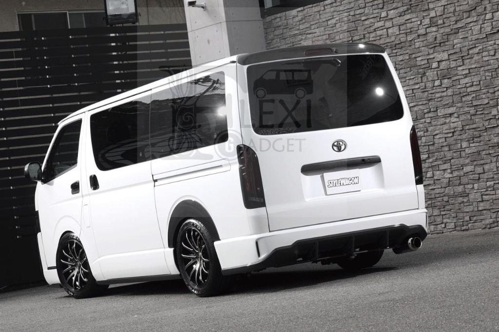 Hiace Rear Bumper Lip / Toyota Hiace Side Skirt / Hiace Accessories ...