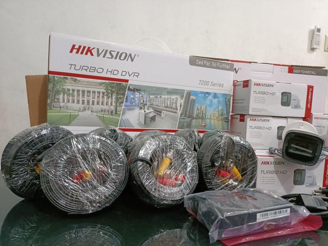 HIKVISION TVI-8CH4D4B-2MP-Eco 8CH Package Kit, Furniture & Home Living, Security & Locks ...