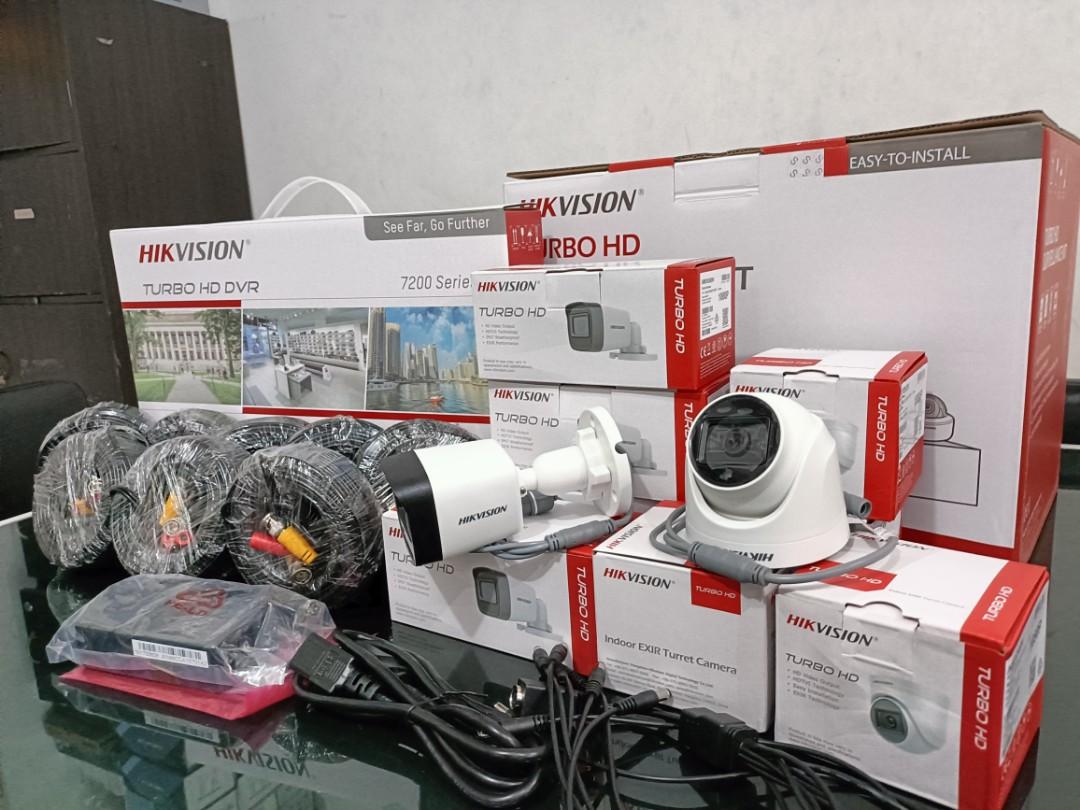 HIKVISION TVI-8CH4D4B-2MP-Eco 8CH Package Kit, Furniture & Home Living, Security & Locks ...