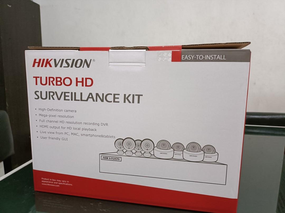HIKVISION TVI-8CH4D4B-2MP-Eco 8CH Package Kit, Furniture & Home Living, Security & Locks ...