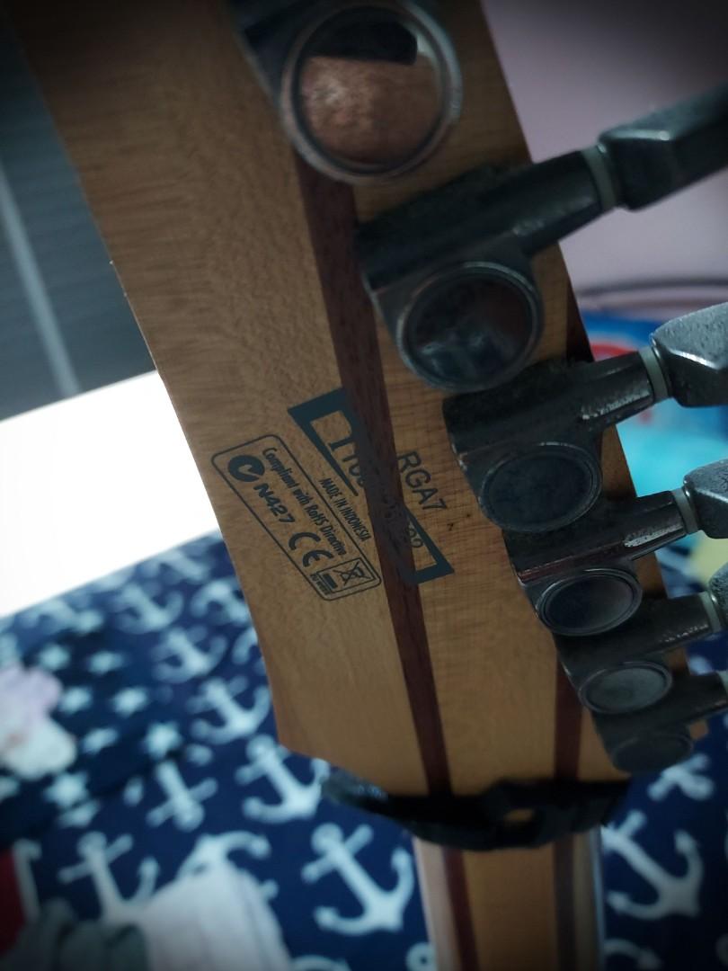 Ibanez RGA7 7 String Guitar, Hobbies & Toys, Music & Media, Musical ...