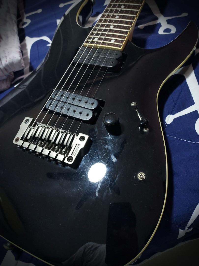 Ibanez RGA7 7 String Guitar, Hobbies & Toys, Music & Media, Musical ...