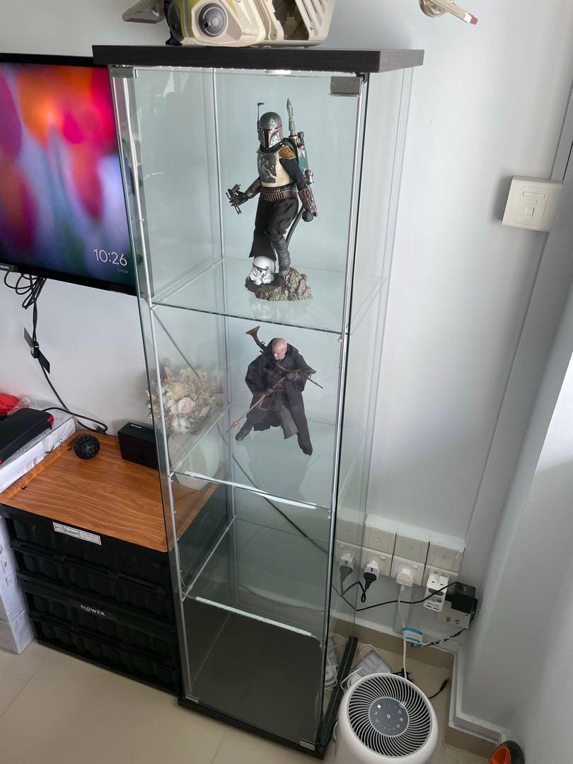 IKEA Detolf Display Cabinet, Furniture & Home Living, Furniture ...
