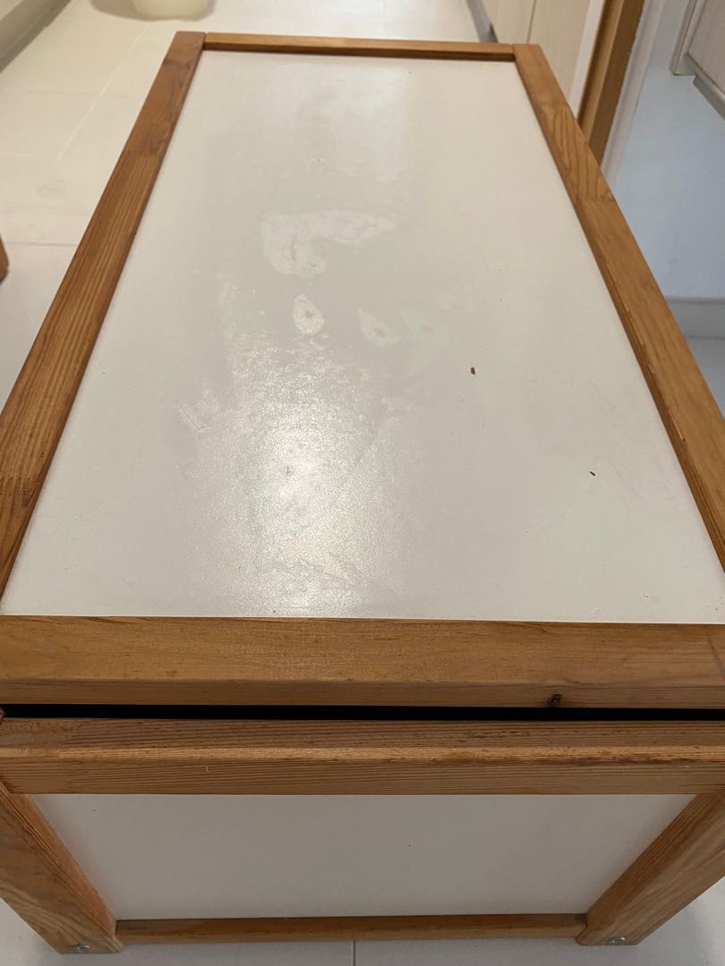 IKEA Wooden storage box, Furniture & Home Living, Furniture, Shelves ...