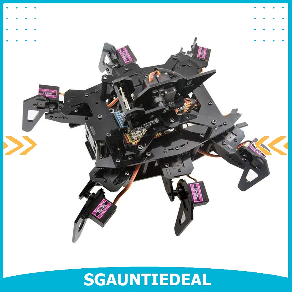 [instock] Adeept RaspClaws Hexapod Spider Robot Kit for Raspberry Pi 4 3 Model B+ B, STEAM ...
