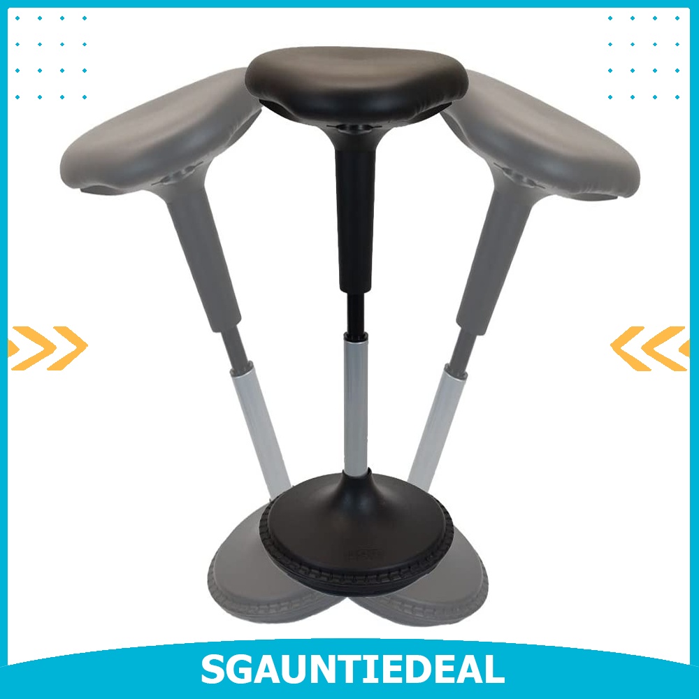 [instock] WOBBLE STOOL Standing Desk Chair ergonomic tall adjustable ...