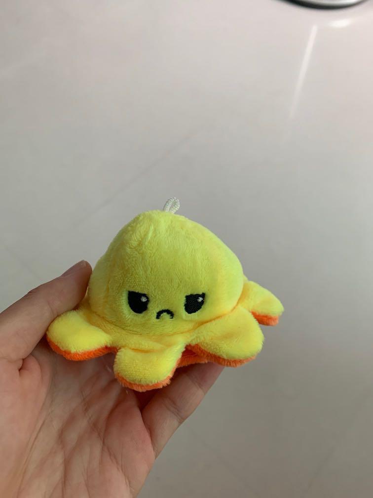 Invertible Octopus Plushie Soft Toy Keychain, Hobbies & Toys, Toys ...