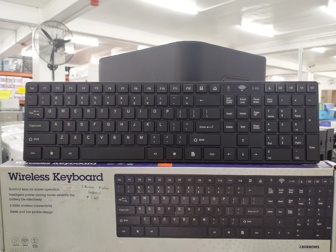 J. Burrows Wireless Keyboard, Computers & Tech, Parts & Accessories ...