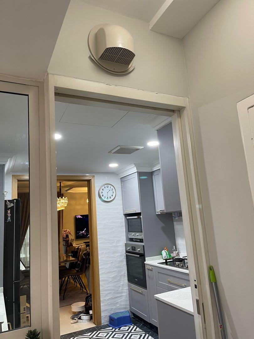 KDK ventilation fan professional installation for kitchen/warehouse ...