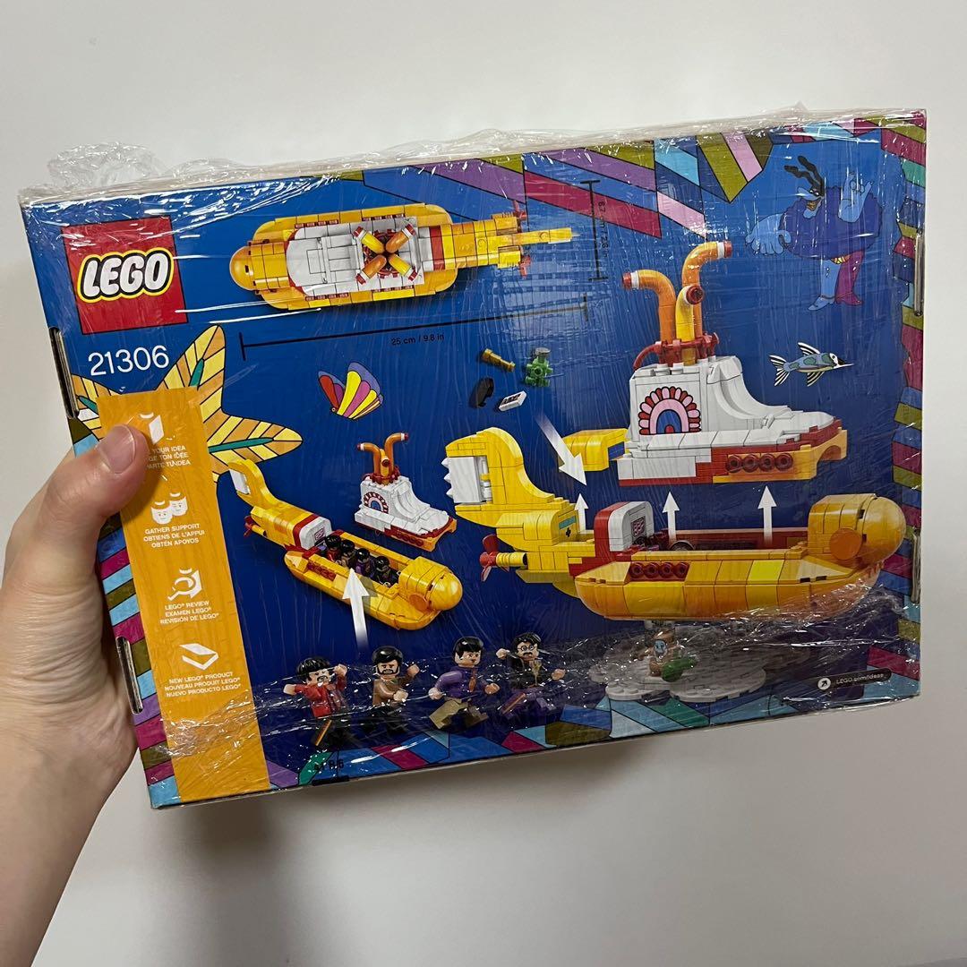 絕版全新Lego 21306 yellow submarine the beatles, 興趣及遊戲, 玩具 & 遊戲類 - Carousell