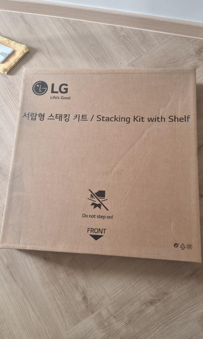 LG stacking kit with shelf, TV & Home Appliances, Washing Machines and ...
